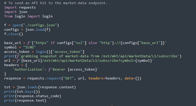 Trading API - Guardian Trading